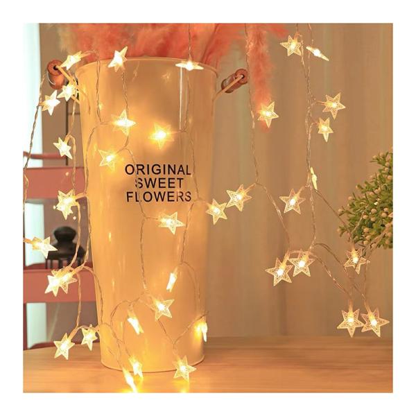 Quality Christmas Decorations 1KG Battery Operated Star Light String Fairy Lights for for sale
