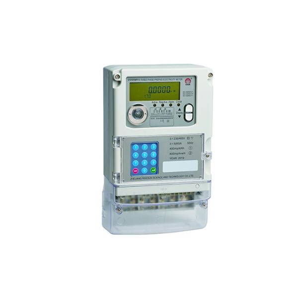 Quality Reactive Class 2 Keypad Power Three Phase Smart Meter Iec 62055 31 for sale
