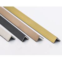 Quality Stainless Steel Strip L Profile Sustainable L Tile Trim for sale