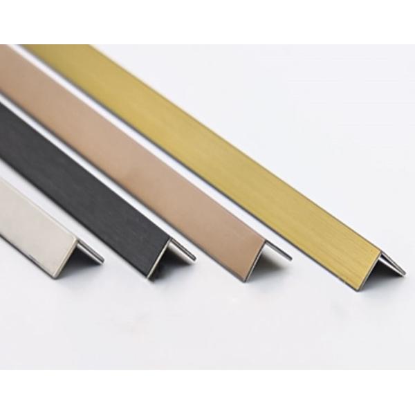 Quality Stainless Steel Strip L Profile Sustainable L Tile Trim for sale