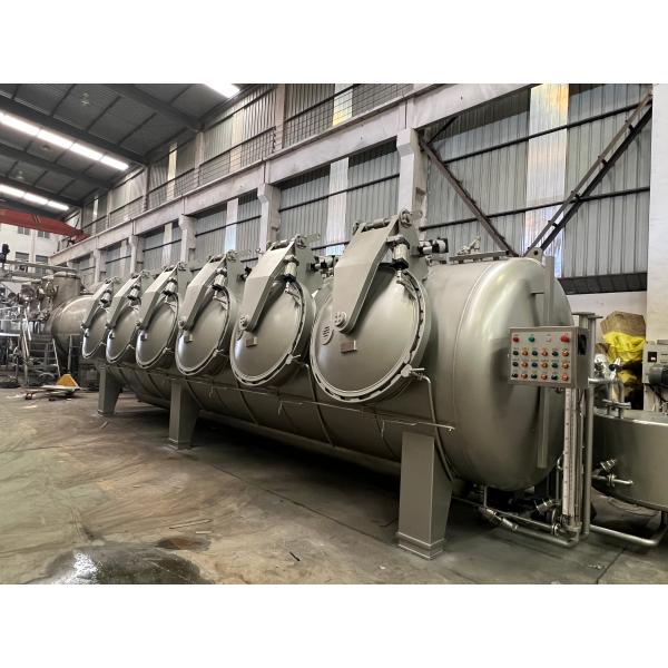 Quality SUS 316L Low Liquor Ration High Temperature Spray Type Hank Yarn Dyeing Machine for sale