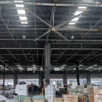 Quality Large Air Flow 7.3m 24FT Industrial HVLS Fan with PMSM Motor and Energy-Saving for sale