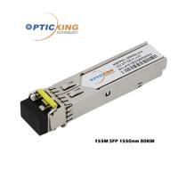 Quality FCC TUV 80km SFP 1550nm Small Form Factor Module Hot Pluggable for sale
