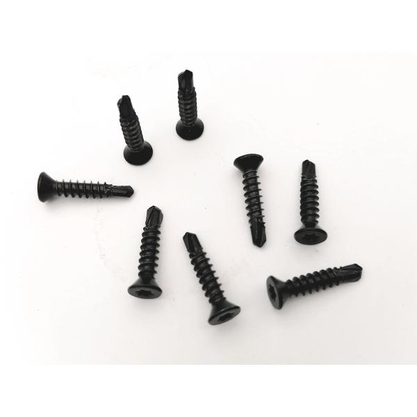 Quality Countersunk Head Self Drilling Screws Black Anticorrosive Coated Torx Socket for sale