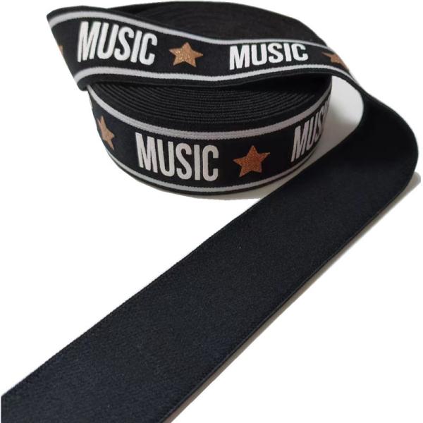 Quality 40m Roll Printed Elastic Bands 3.5cm Picot Elastic For Underwear for sale