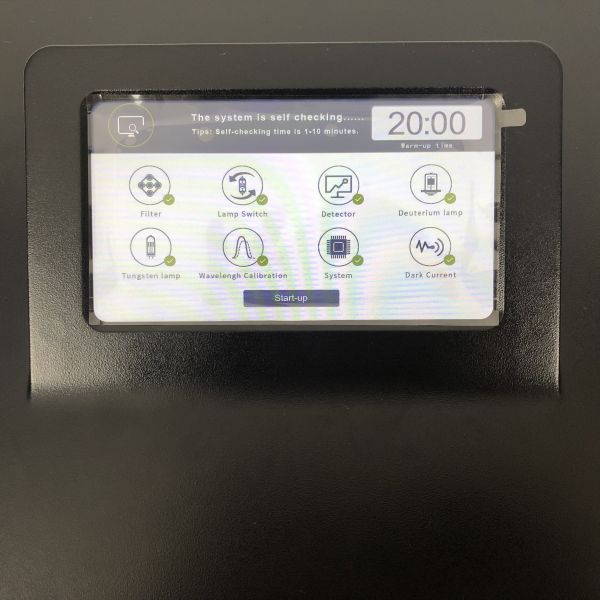 Quality OEM Support 320-1100nm 4nm Single Beam Visible Spectrophotometer with Touch for sale