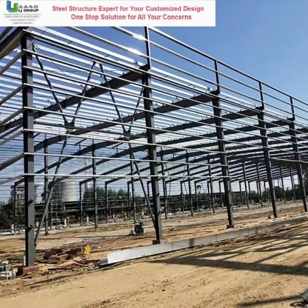 Quality Welding Prefabricated Steel Structures Large Span Sandwich Panel for sale