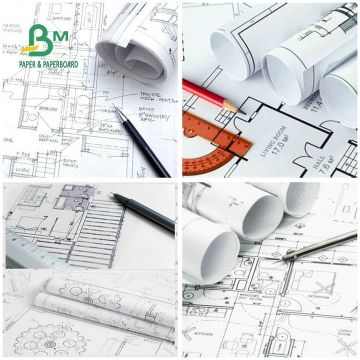 Wide Format CAD Uncoated Bond Rolls 20# Plotter Paper 24'' x 150' Wide Format CAD Uncoated Bond Rolls 20# Plotter Paper 24'' x 150'