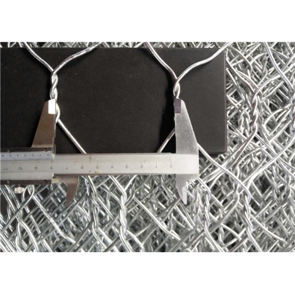 Quality Galvanized Gabion Wire Mesh 60x80mm Hole Size 2.0-4.0mm Wire Diameter for sale