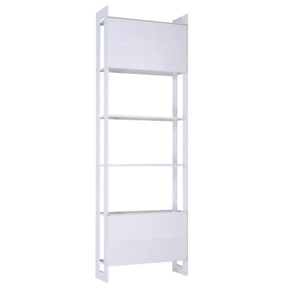 Quality 74.8inch Corner Ladder Bookshelf for sale