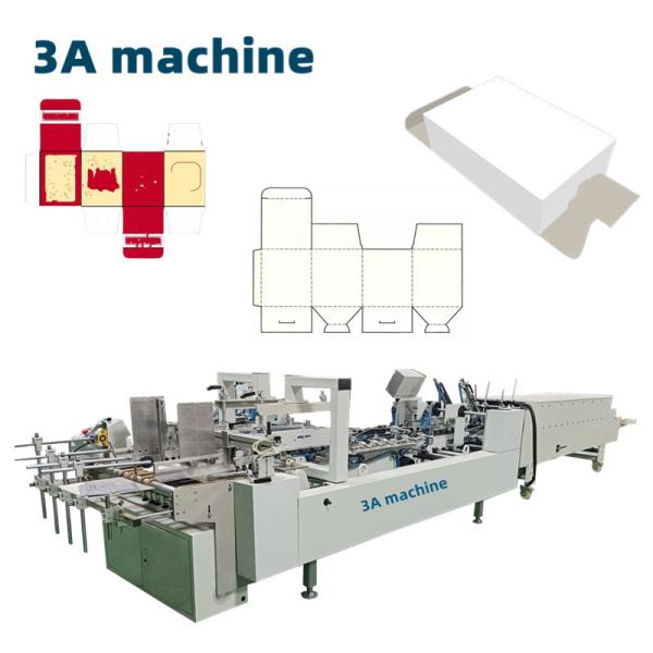 Quality Cardboard/Corrugated Straight Line Box Automatic Two Pieces Carton Folder Gluer for sale