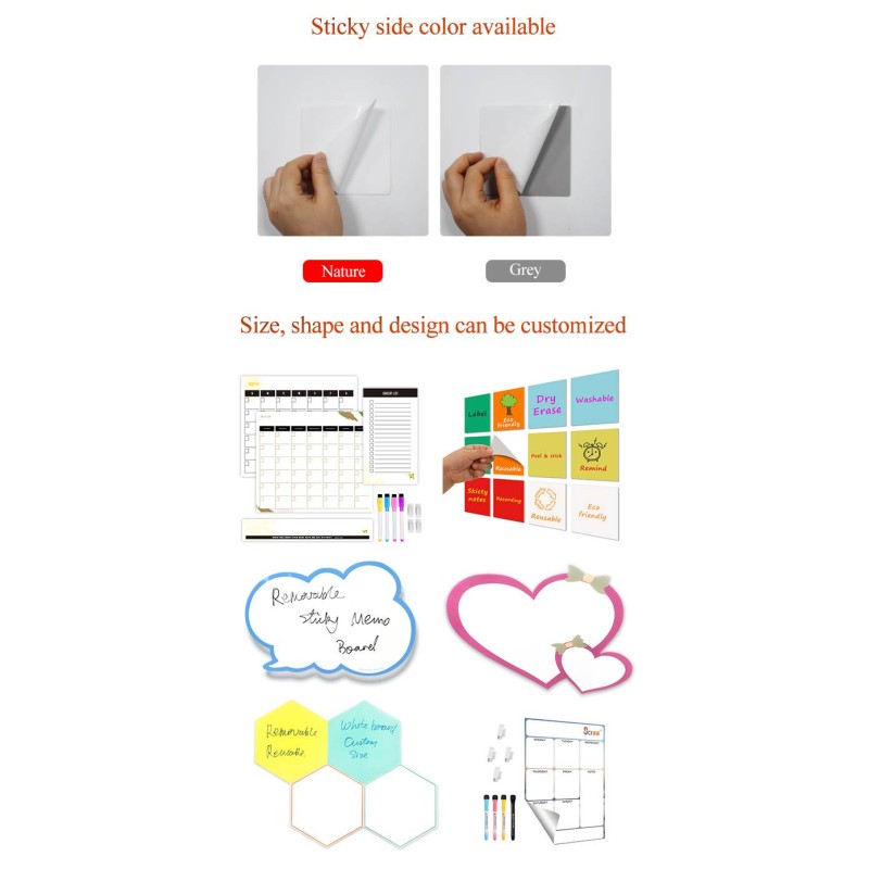 Removable Whiteboard For Fridge