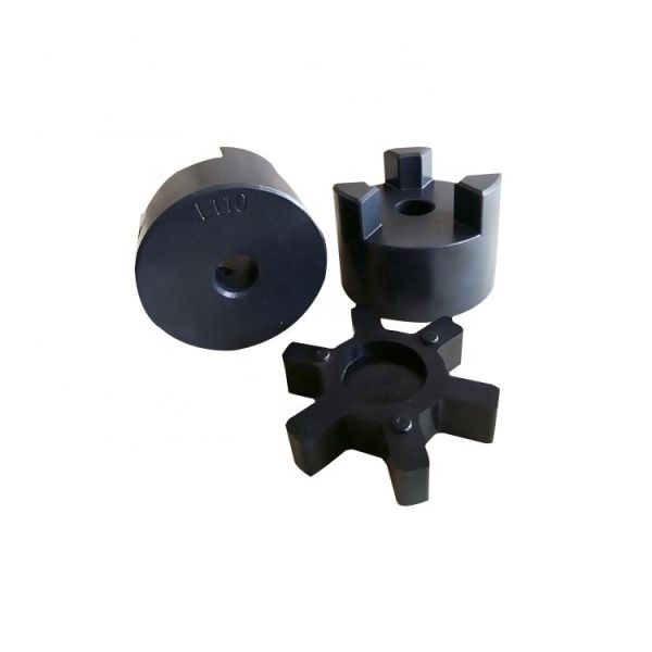 Quality L075 High Elasticity Rubber Spider Flexible Jaw Coupling EN 61000 Compliant for sale