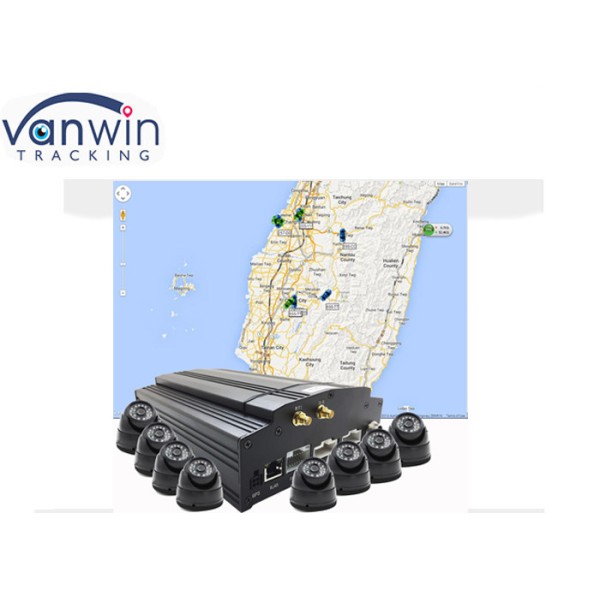 Quality 3g 4G GPS Wifi Wireless 8 Channel Mobile DVR Video Monitoring System for sale