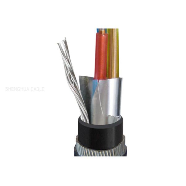 Quality PE Insulated Al Foil Plastic Screen Shielded Instrument Cable Stranded Copper for sale