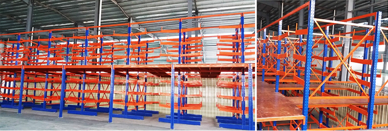 Cantilevered Mezzanine Racking