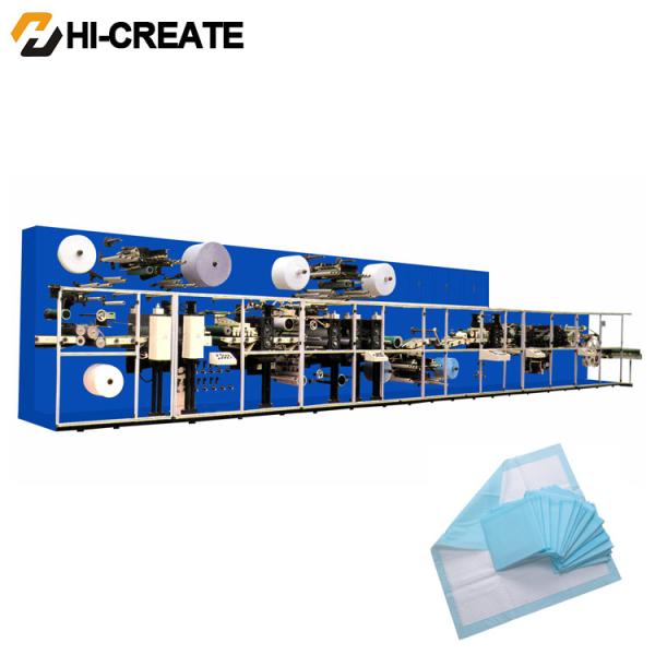 Quality Automatic Pet Pad 150KW Sanitary Napkin Machine for sale