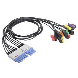 Quality P-Hilips DG Style Radio Translucent Wire 10 Lead MRI X-Ray ECG Radiotranslucent for sale