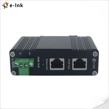 Quality 12~48V DC Power Over Ethernet Injector Industrial 1.25G 2.5G 5G 10G PoE RJ45 for sale