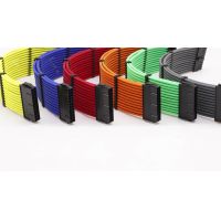 Quality Sleeved Cables Kit 18AWG 30cm ATX 24-pin CPU4+4-pin PCI-E 6+2-pin PCI-E 6-pin for sale