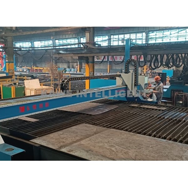 Quality Large Span Gantry CNC Plasma Cutting Machine Plasma Metal Cutting Table 200mm Torch for sale