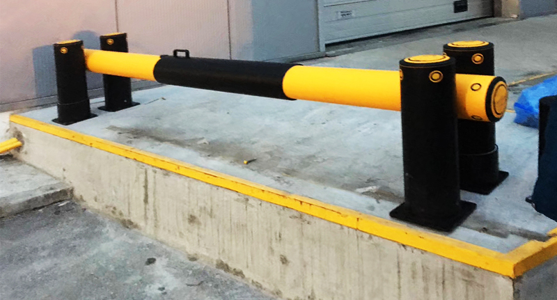 Warehouse platform Protector Anti-Collisio Safety Barrier Guardrails Sliding Doo