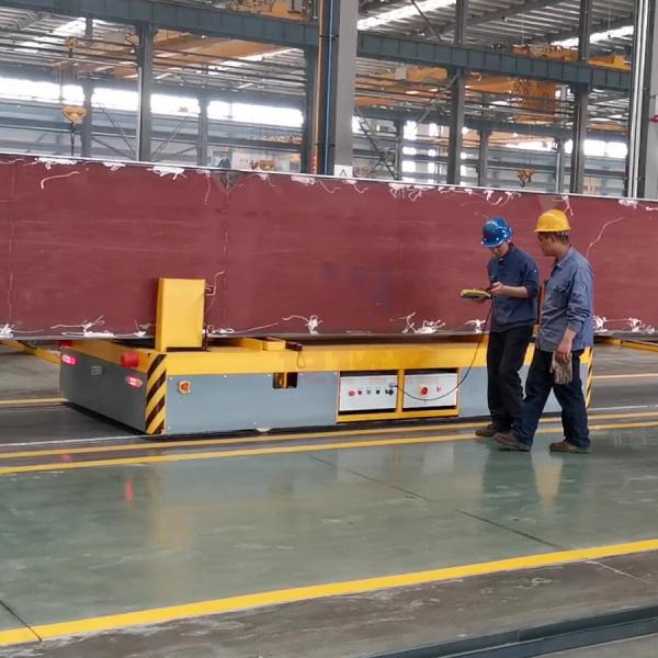 Quality Flat Table Powered Industrial Rail Cart for sale