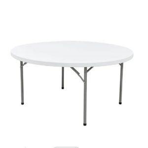 Quality Foldable 150cm Round Table for Events and Parties Made of Durable Plastic for sale