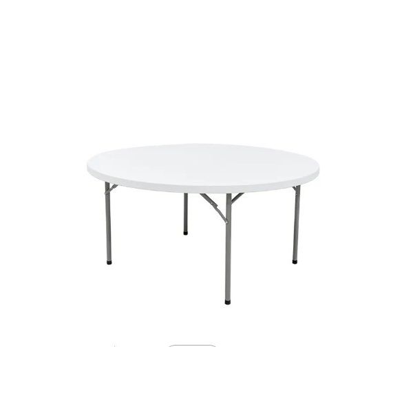 Quality Foldable 150cm Round Table for Events and Parties Made of Durable Plastic for sale