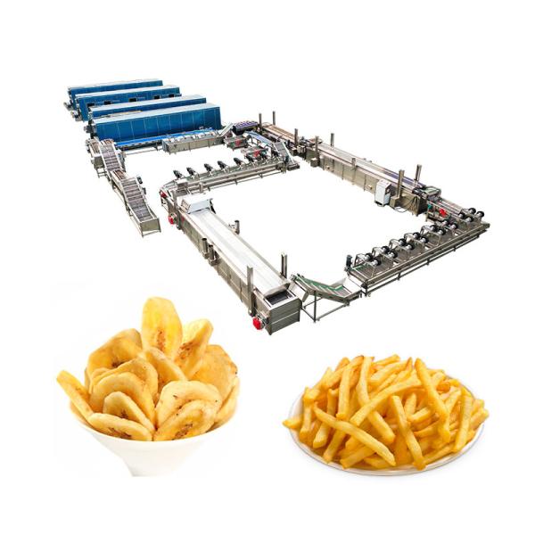 Quality Potato Production Line Automatic French Fries and Potato Chips Processing Line 220V for sale