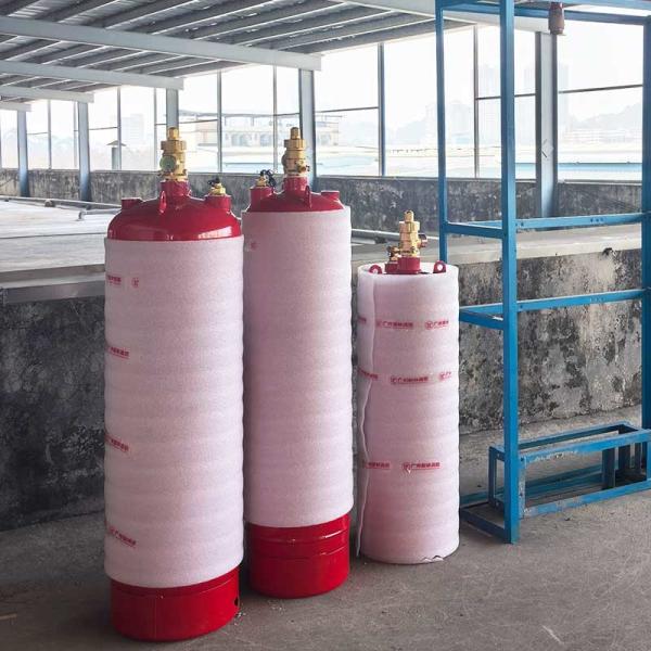 Quality 0.3MPa Storage Pressure 120L FM 200 Clean Agent Fire Suppression System for sale