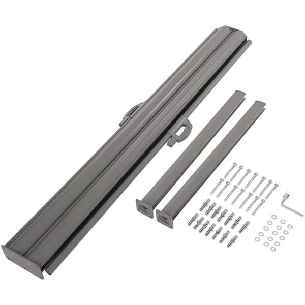 Quality Double Retractable Patio Side Screen Awning with Manual Operation Polyester for sale