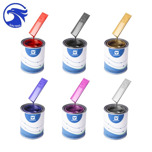 Quality Precision Automotive Refinish Paint High Coverage Medium Coarse Silver Liquid for sale