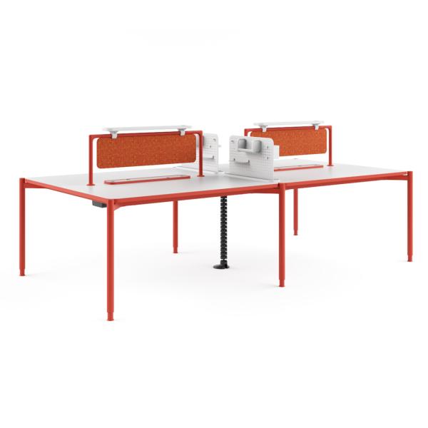 Quality FLEX Modern Aesthetics Design 4 People Workstation Desk With Collaborative Seating for sale