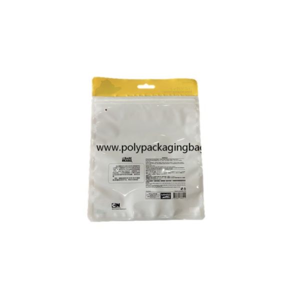Quality Breathable And Customizable Transparent Zipper Composite Packing Bag for sale