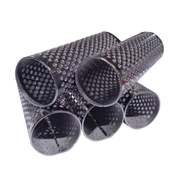 Quality Tube / Cylindrical Sintered Filter Element With Perforated Sheet for sale