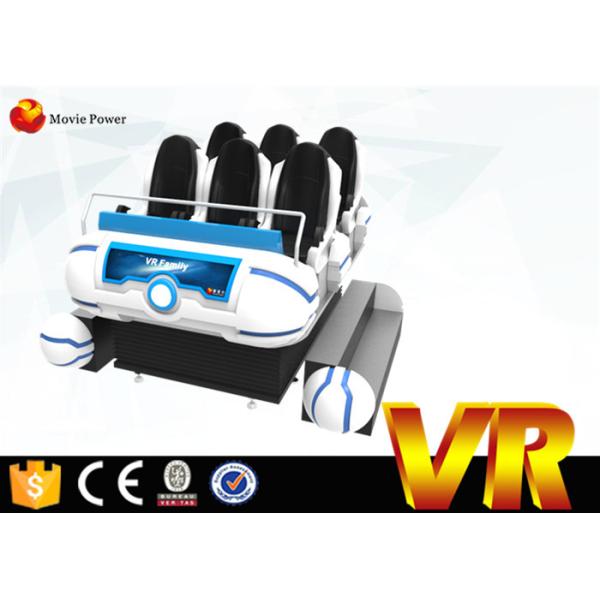 Quality Promotion 6 Seat Family 9D VR Cinema With 6 Dof Simulator Motion Electric for sale