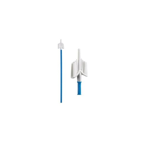 Quality Sterile EO NMPA Cervical Swab Brush With Flocked Tip for sale