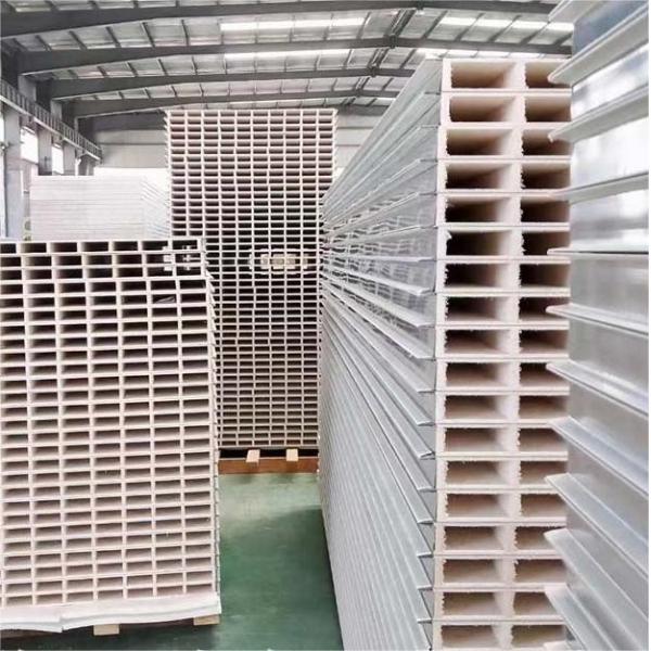 Quality Wall Roof Glass Magnesium Board Rockwool Sandwich Panel 50-100mm for sale
