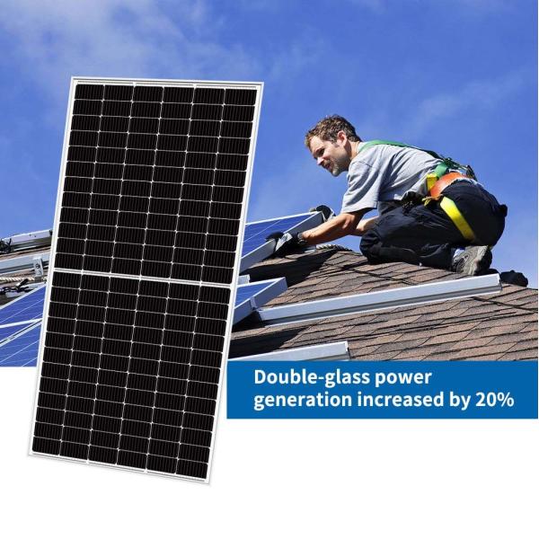 Quality High Flexible Monocrystalline Silicon Solar Panel Energy System 550w for sale