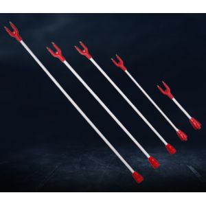 Quality 0.12KG Handheld Red Electric Cattle Prod Break Proof 33cm Shock Stick For Cattle for sale