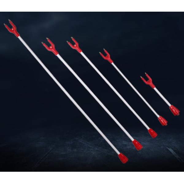 Quality 0.12KG Handheld Red Electric Cattle Prod Break Proof 33cm Shock Stick For Cattle for sale