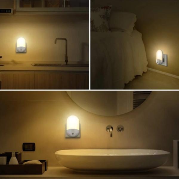 Quality 30LM motion activated night light plug in / 0.30w Automatic Sensor Night Lamp for sale