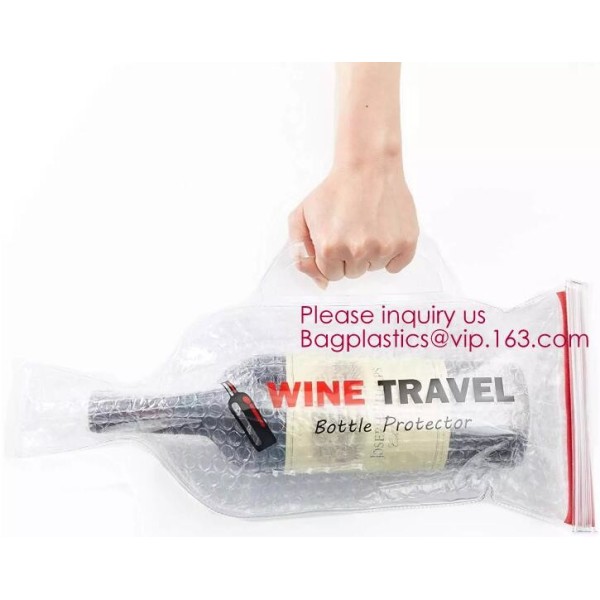 Quality Bottle Protector Bubble Travel Bag,Travel Trip Bag With Bubble Inside And Double ks,Sleeve Travel Bag - Inner Skin for sale