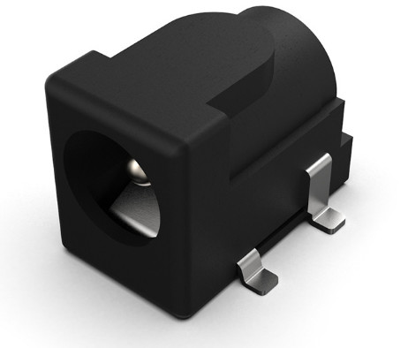 Quality Right Angle SMT DC Power Jack CUI PJ-002AH-SMT-TR for High Speed Board to Board Connections for sale