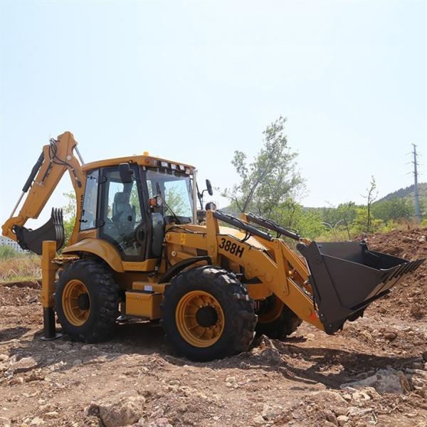 Quality 10500KG Construction Backhoe Loader Excavator With Heavy Duty Axles for sale