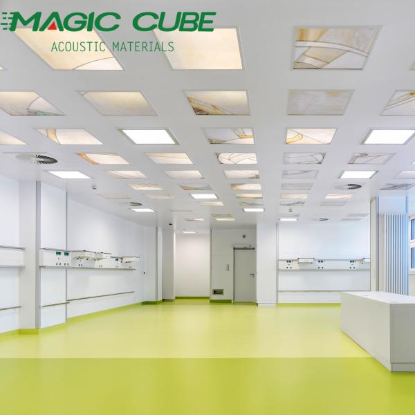 Quality 600x1200mm Soundproof Acoustic Ceiling Tiles Panels  For Office Building for sale