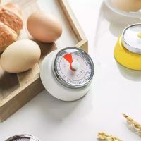 China Round Magnet Kitchen Timer , Safe Mini Circle Digital Cooking Timer factory