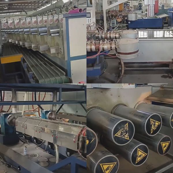 Quality 60-2000tex Used PP PE Tape Extrusion Machine For Woven Bag Production Line for sale