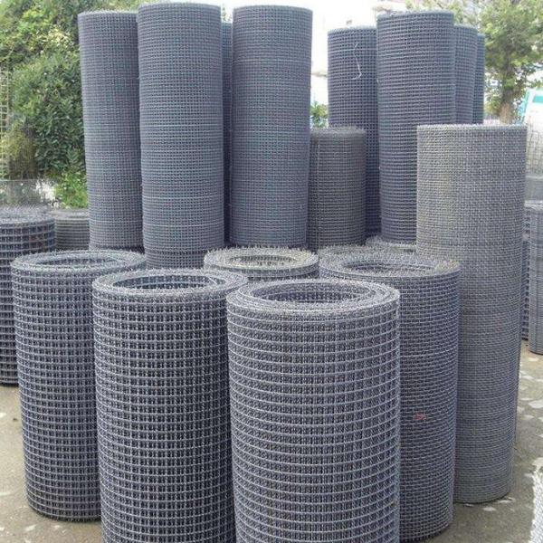 Quality 0.6-8m Twill Weave Wire Mesh Vibrating Screen , 30m/Roll 16 Gauge Welded Wire for sale